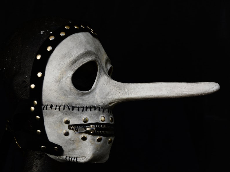 Chris Fehn Mask Slipknot White - Etsy