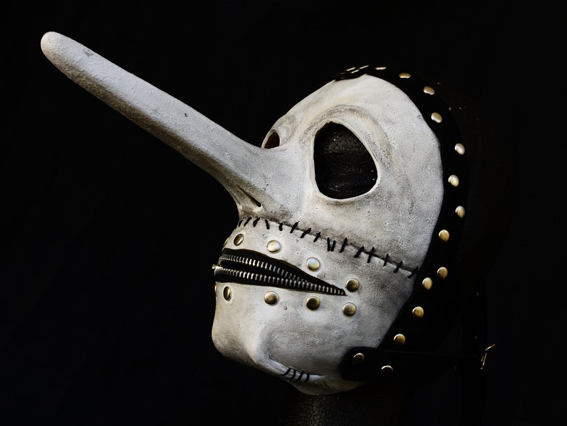 Chris Fehn Mask Slipknot White - Etsy