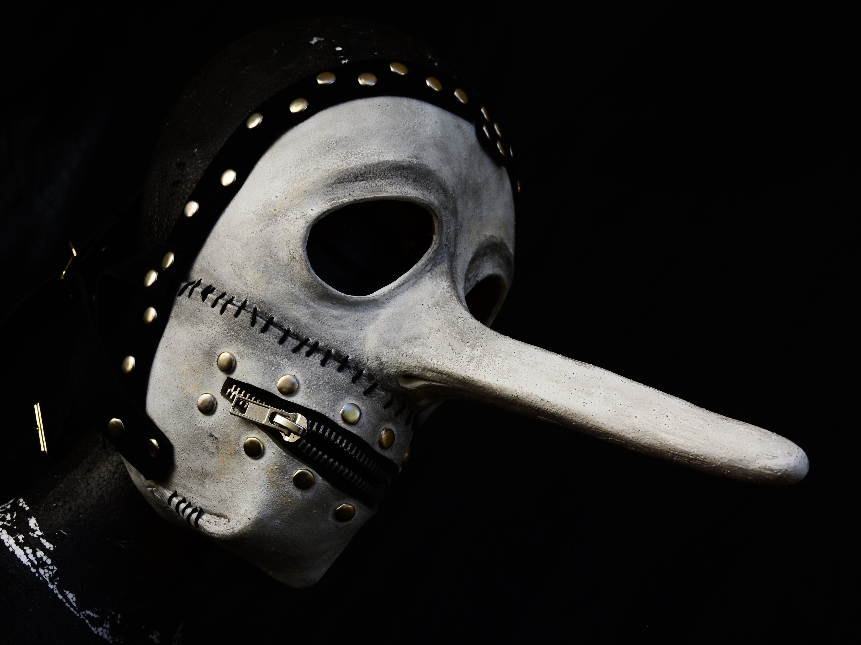 Chris Fehn Mask Slipknot White - Etsy UK