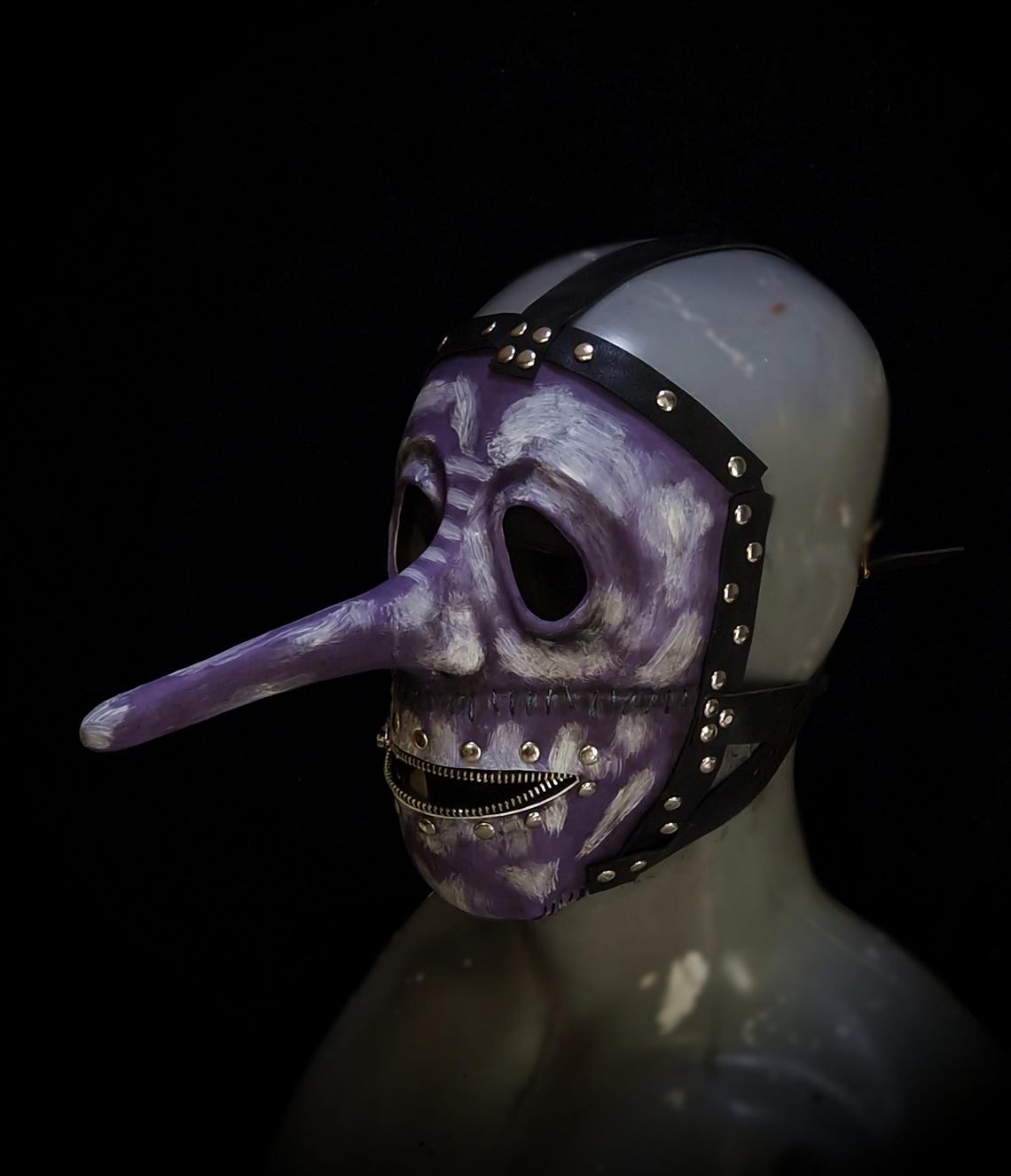 Máscara Slipknot roxa de Chris Fehn - Etsy Portugal