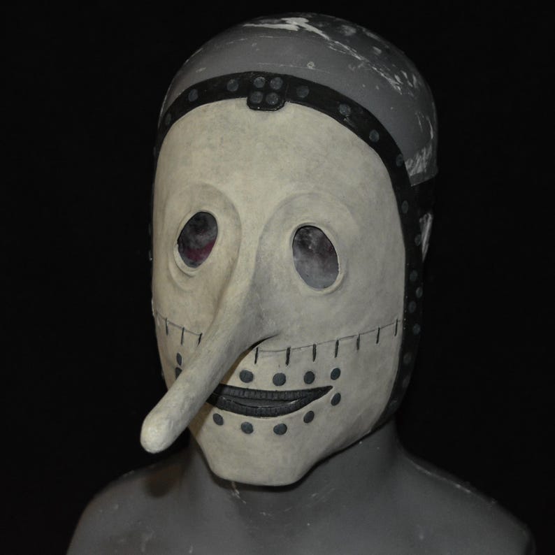 Chris Fehn Mask Slipknot White Lite - Etsy UK