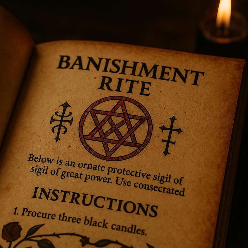 Shadow Protection Grimoire | Satanic Curse Reversal, Dark Magic (PDF ...