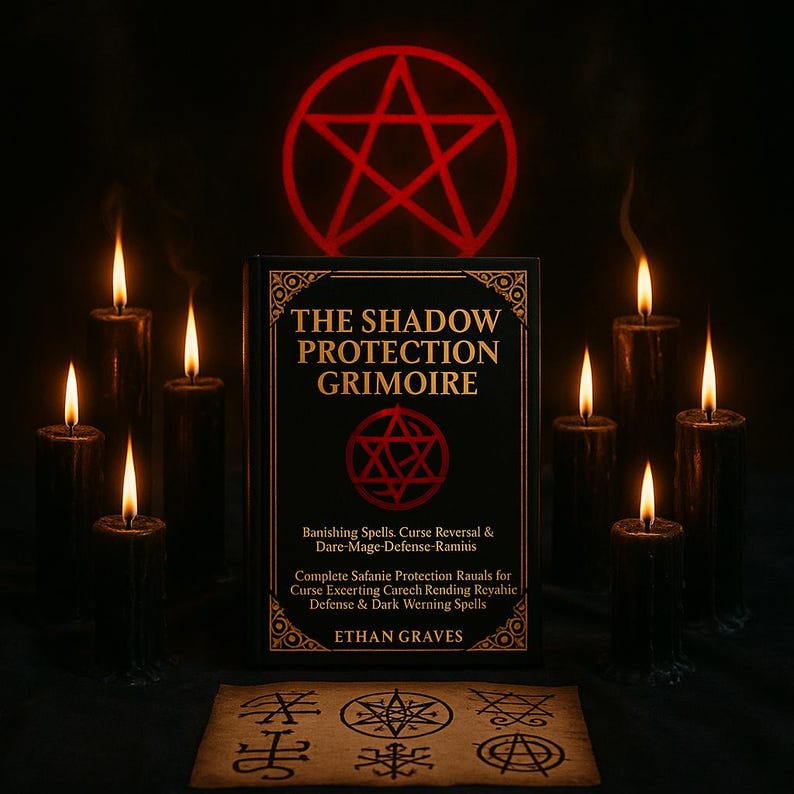 Shadow Protection Grimoire | Satanic Curse Reversal, Dark Magic (PDF ...