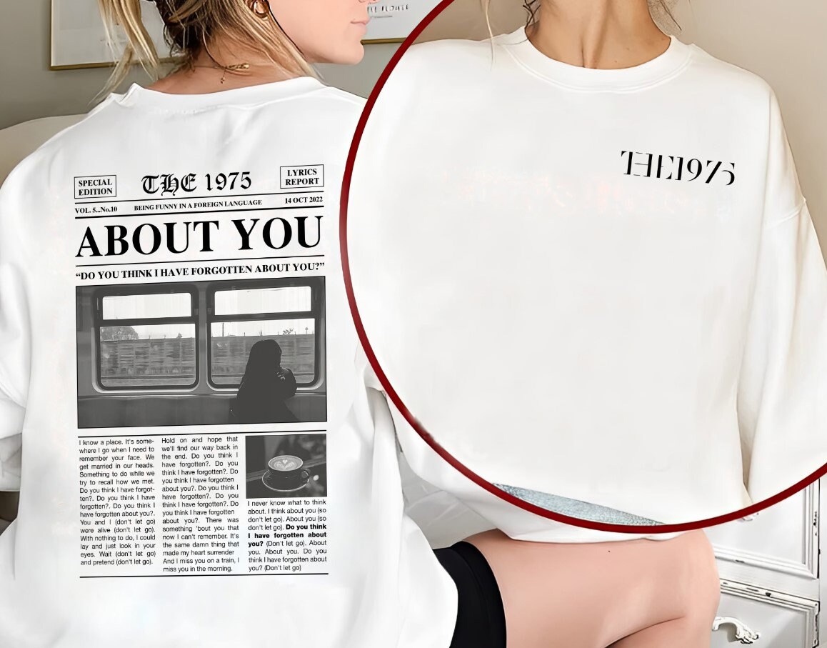 The 1975 ABOUT YOU 1975 Tshirt, Being Funny In A Foreign Language, The ...