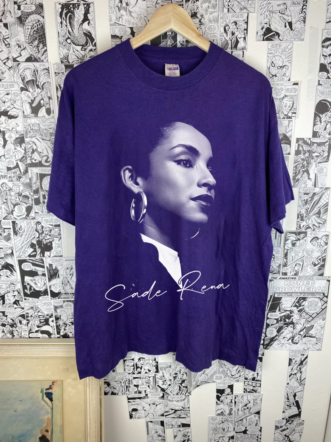 90s Sade Signature T Shirt Sade T Shirt Sade Vintage Sade Rena T