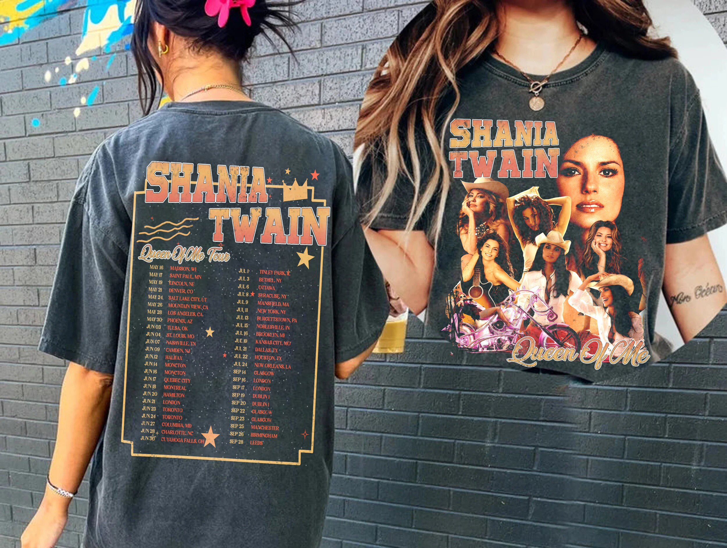 Shania Concert 2023 Shania Let's Go Girls Shania Twain - Etsy Denmark
