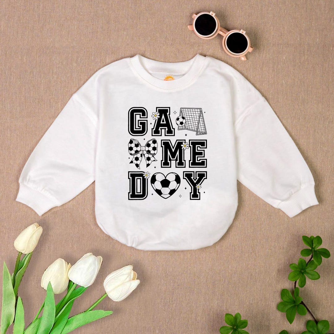 Game Day Baby Clothes, Coquette Bow Soccer Baby Outfit, Funny Soccer ...