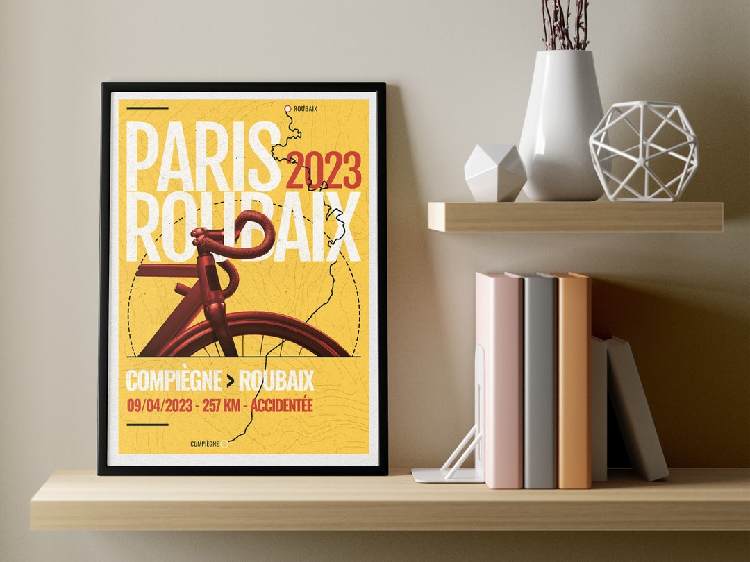 Poster A1 PARIS ROUBAIX to Download for Road Bike Enthusiast Bike ...