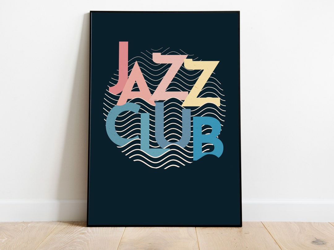 Jazz Digital Poster for Brass Band Fans for This Graphic - Etsy