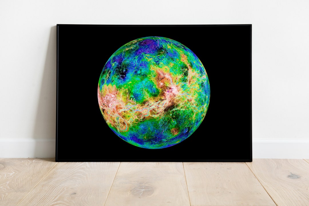 Nasa Poster From the Venus Planet to Download for Space Age Decor ...