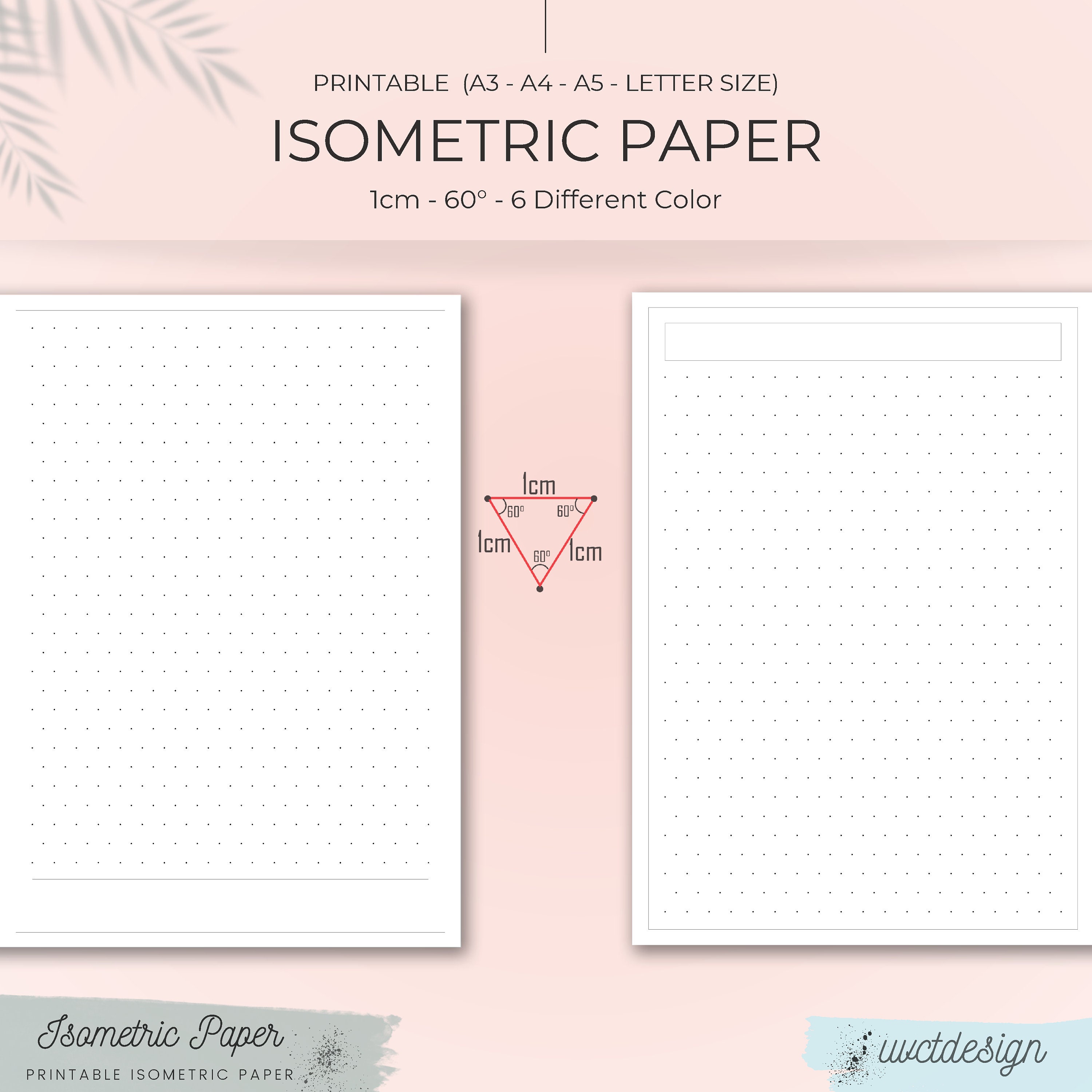 Isometric Dot Paper 1cm