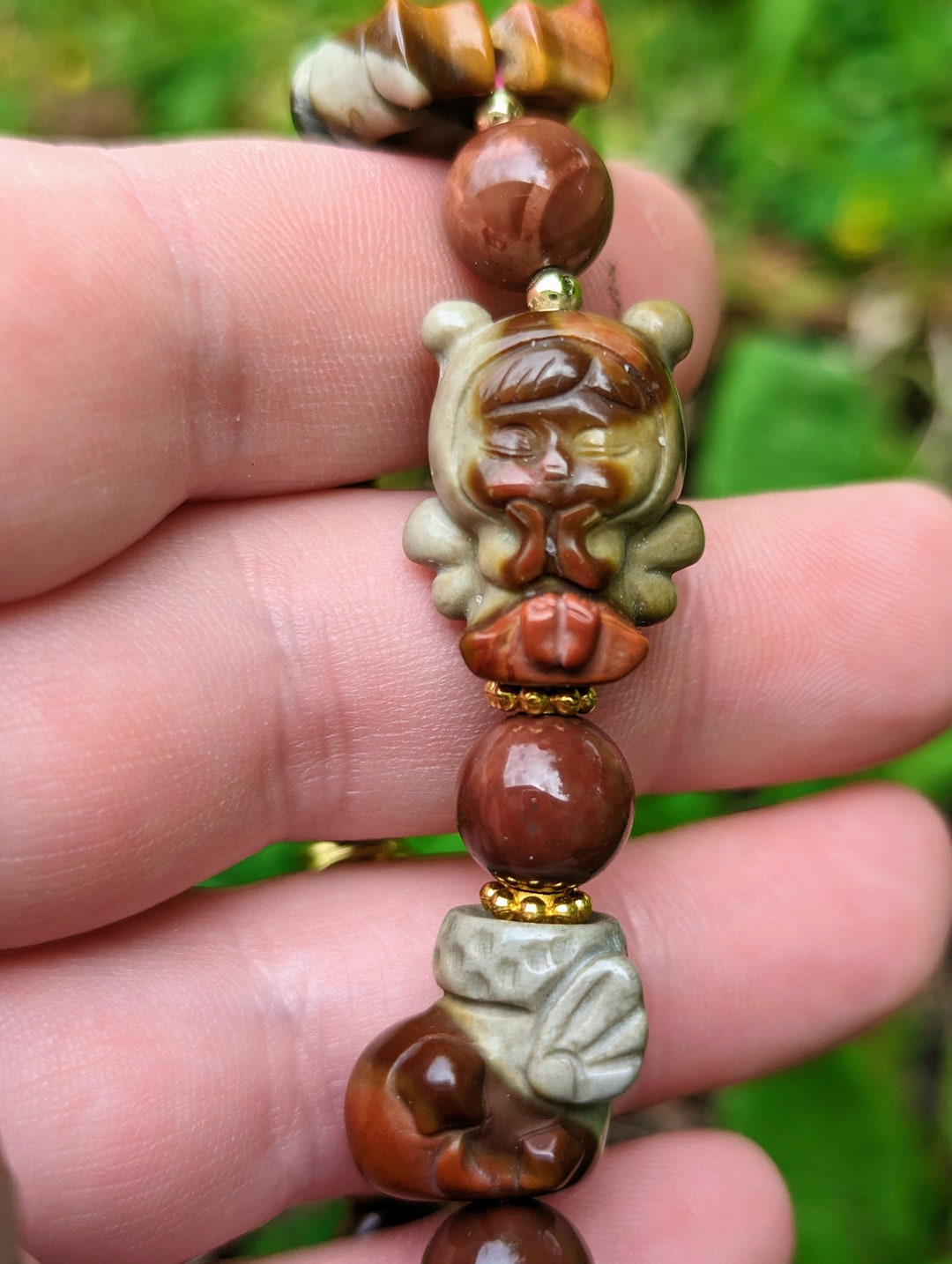 Fairy Fantasy Alashan Agate Crystal Bracelet Fairy Core Witchy Magic ...