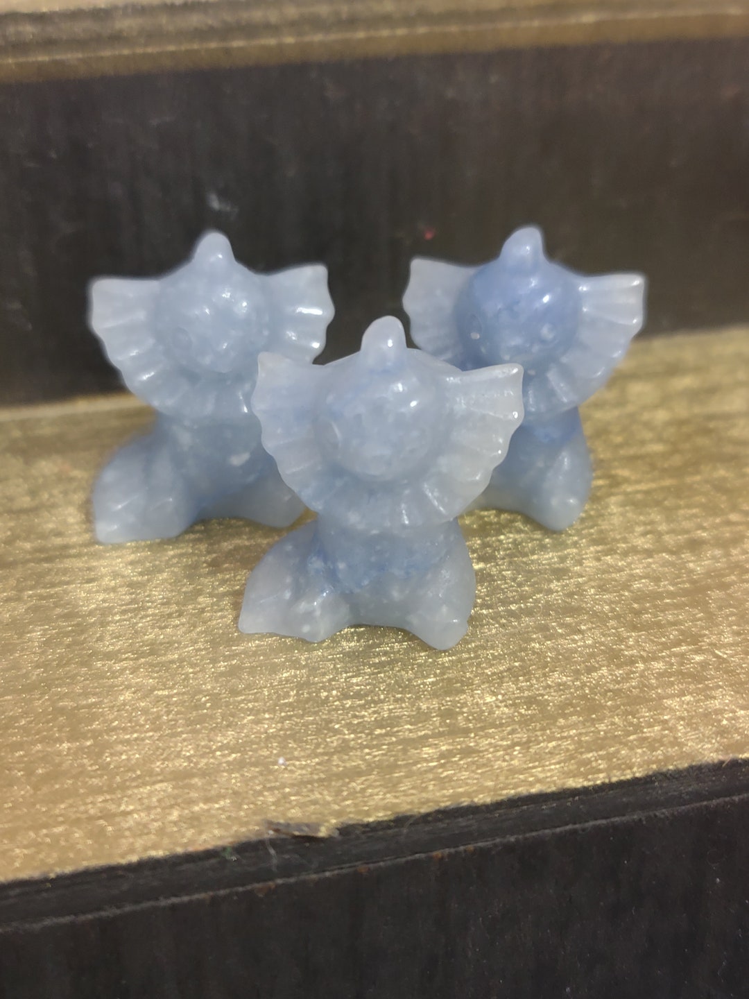 Mini Eeveelutions Carving- Blue Adventurine - Vaporeon- Anime Fan ...