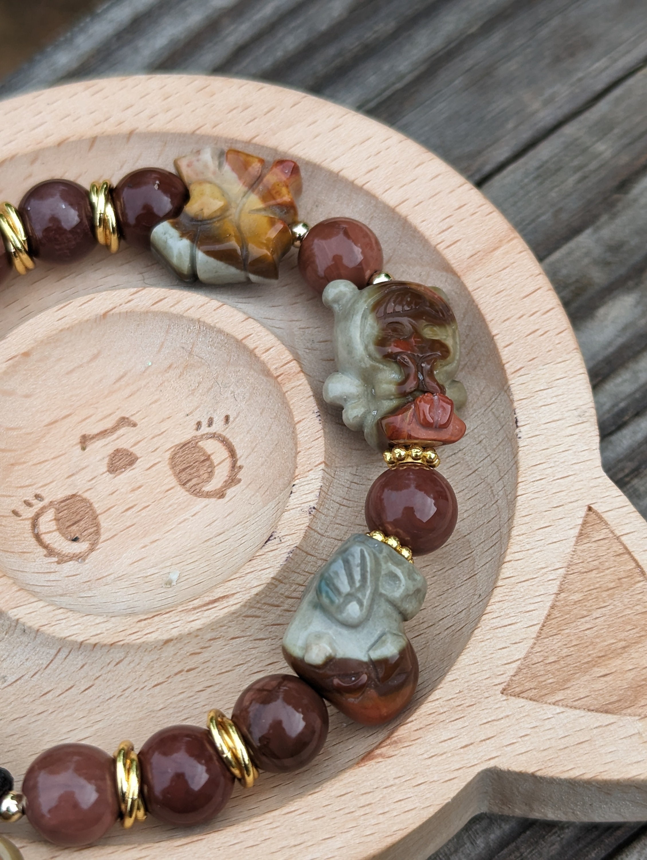 Fairy Fantasy Alashan Agate Crystal Bracelet Fairy Core - Etsy