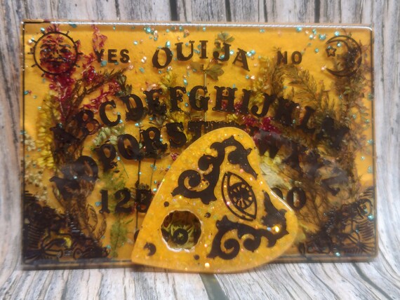 Large Ouija Board and Matching Planchette Spirit Board Alter | Etsy