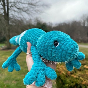 NO SEW - Liam the Lizard Crochet Pattern - Lizard - Salamander (PDF) - Etsy
