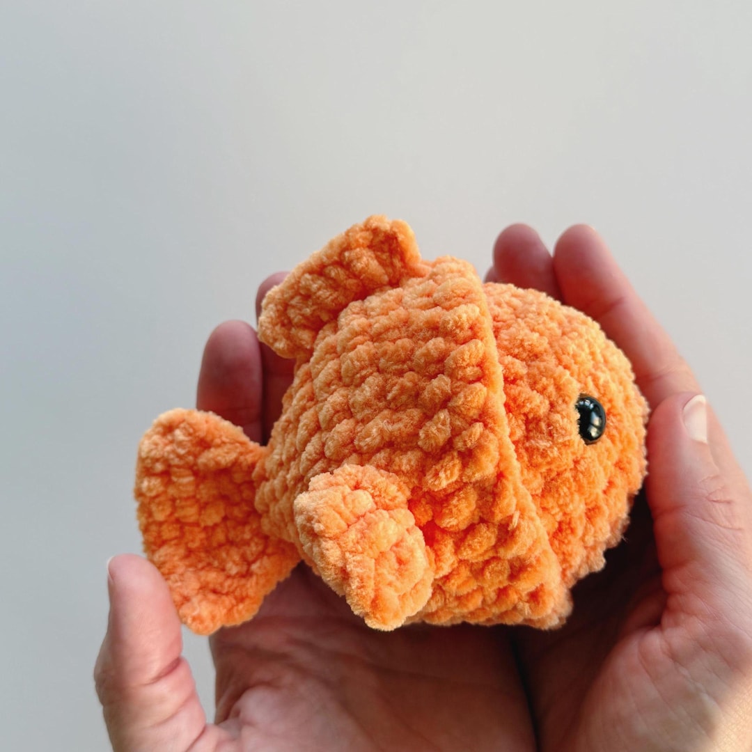 NO SEW -mini Stress Ball Buddies Fish Crochet Pattern – Ocean (PDF ...