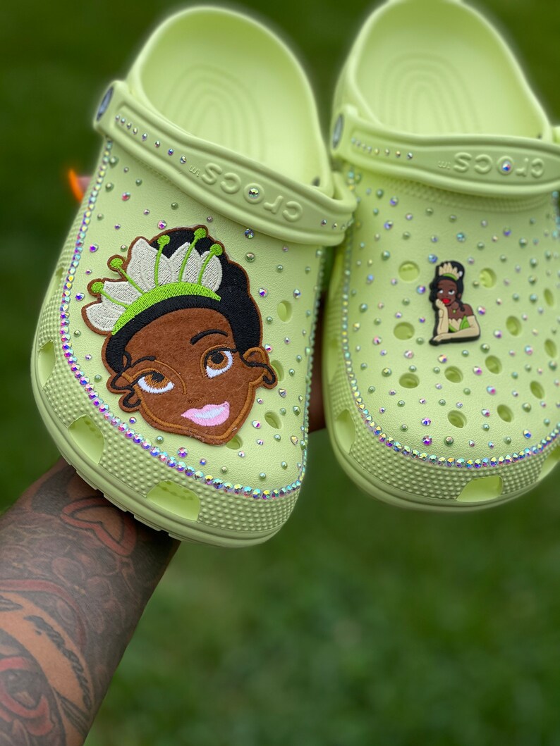 Adult Princess Tiana Crocs - Etsy