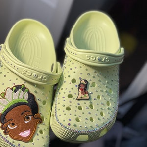 Princess Tiana Crocs - Etsy