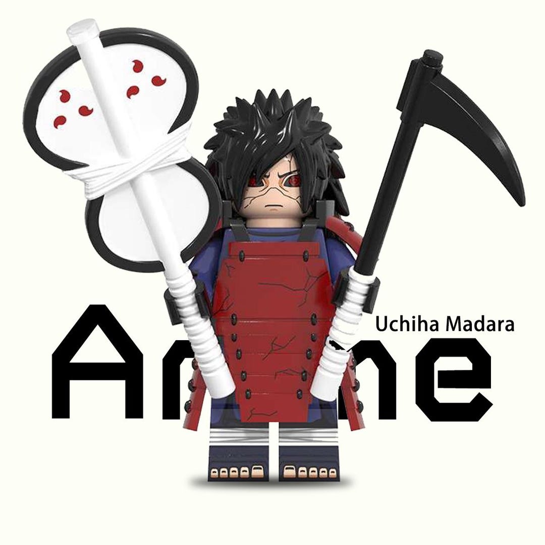 Anime Naruto Shippuden Uchiha Madara Obito Minifigure | Custom Building ...