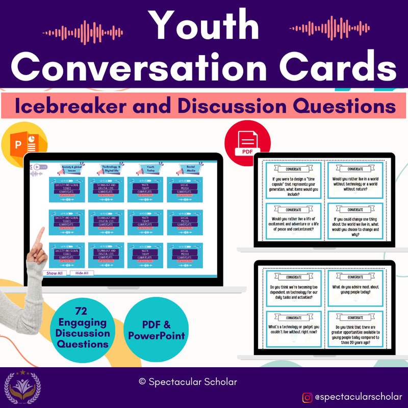 Conversation Starters for Teens - Etsy