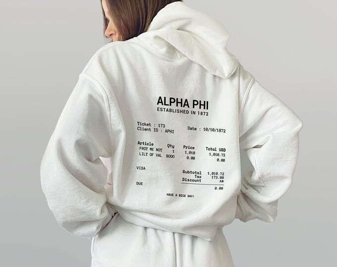 Alpha Phi Have A Nice Day Sorority Sweatshirt Aphi Apparel Custom ...