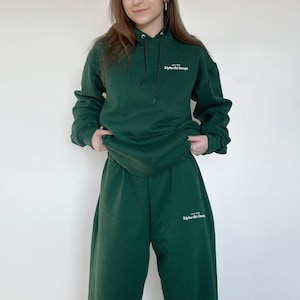 Alpha Chi Omega Green Matching Set Sorority Apparel Alpha Chi Sweat Set ...