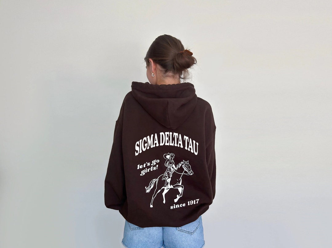 Sigma Delta Tau Let's Go Girls Sorority Sweatshirt Sig Delt Sorority ...