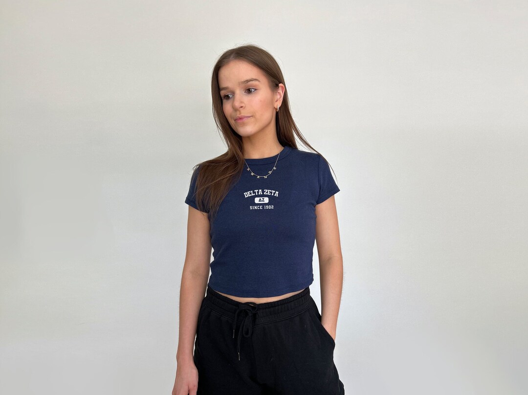 Sorority Crop Top Sorority Merch Custom Sorority Shirt Game Day ALL ...