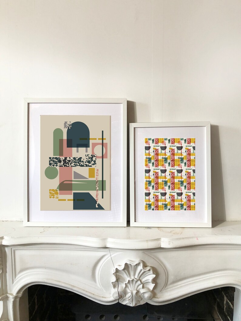 Soft Brutalism Print - Etsy