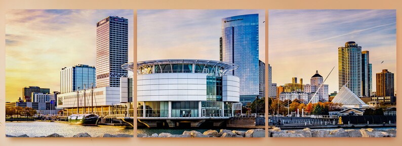 Milwaukee Skyline Milwaukee Bucks Canvas Prints - Etsy