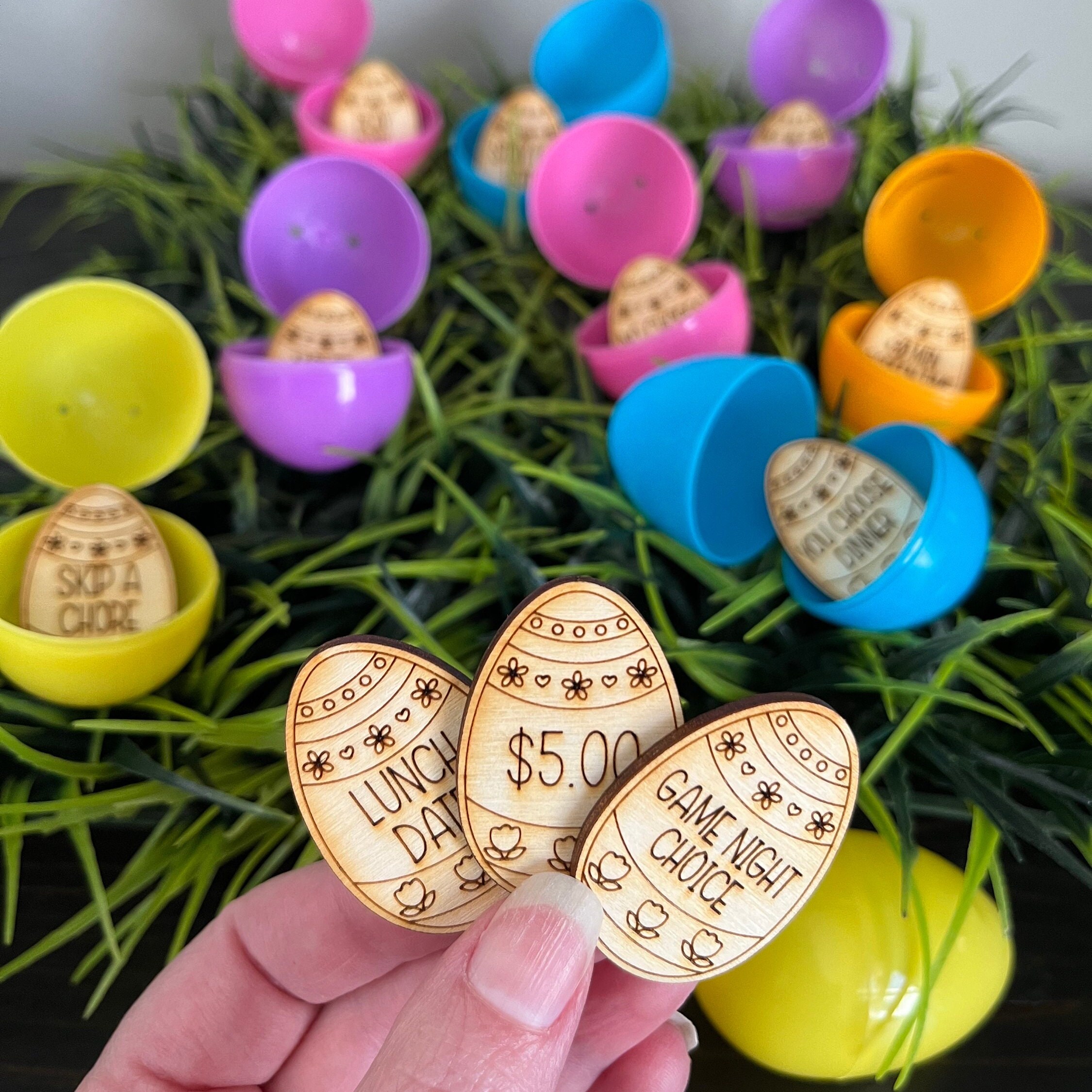 Easter Basket Tokens, Easter Egg Tokens, Easter Basket Gifts, Reward ...