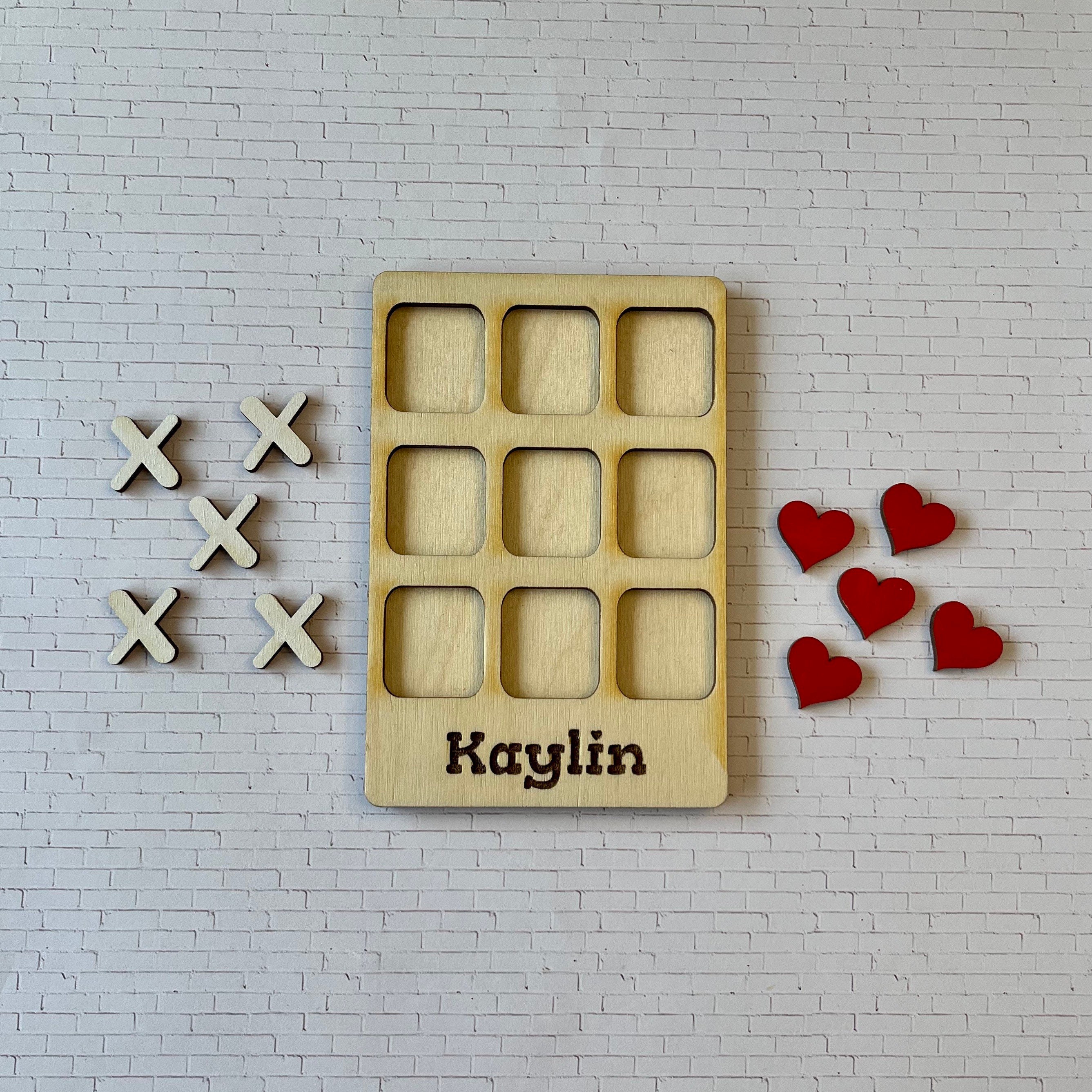 Valentine Tic Tac Toe, Tic Tac Toe Board, Valentine Gift, Valentine for ...