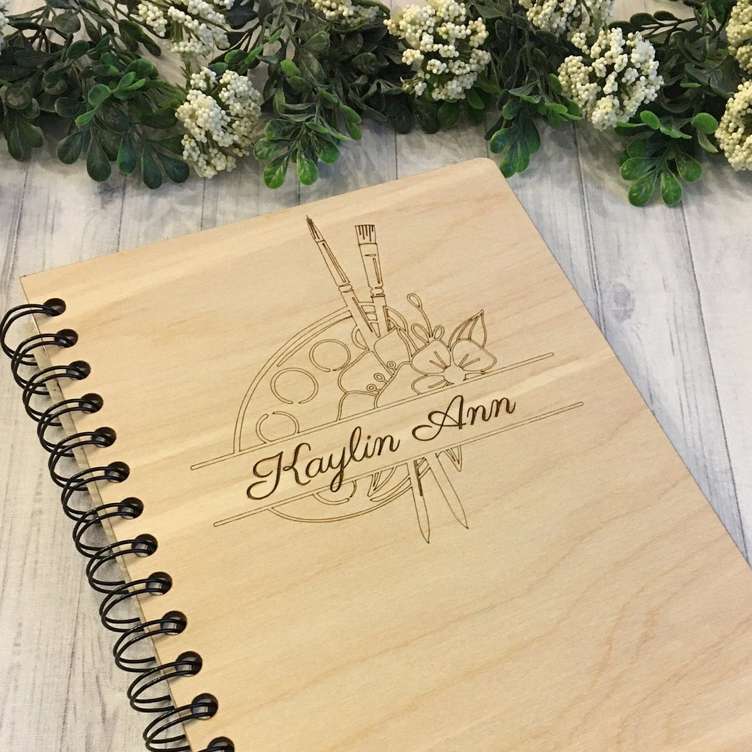 Artist Sketchbook, Artist Gift, Notebook, Sketch Diary, Personalized ...