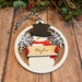 Snowman Ornament Personalized Snowman Custom Ornament - Etsy