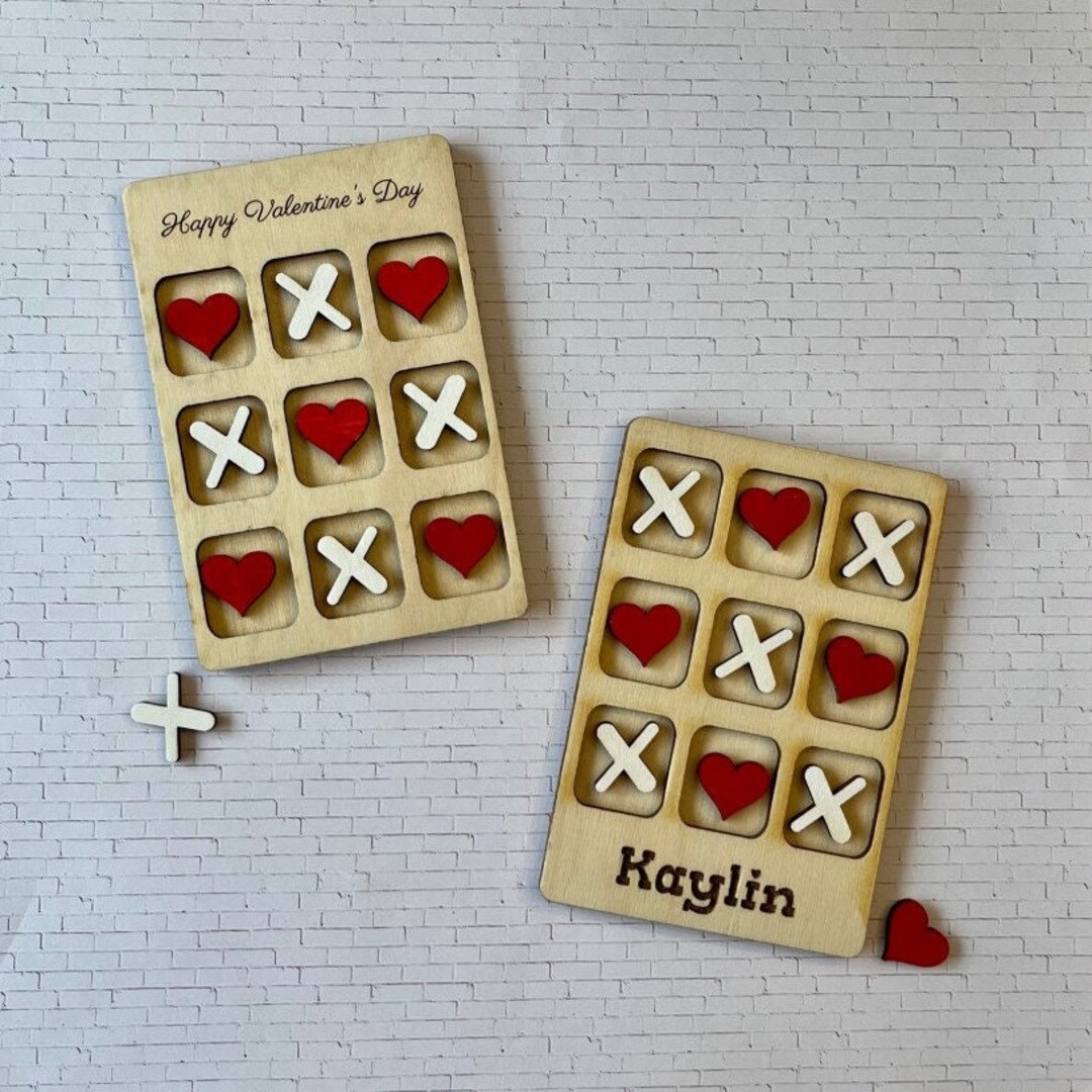 Valentine Tic Tac Toe, Tic Tac Toe Board, Valentine Gift, Valentine for ...