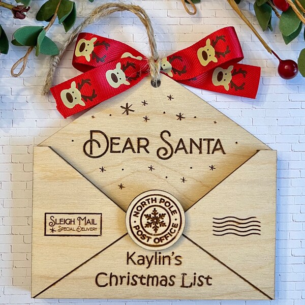Dear Santa Ornament - Etsy