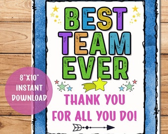 Thank You Work Sign - Etsy