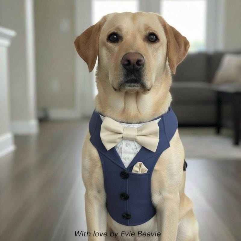 Navy Wedding Suit Dog - Etsy UK
