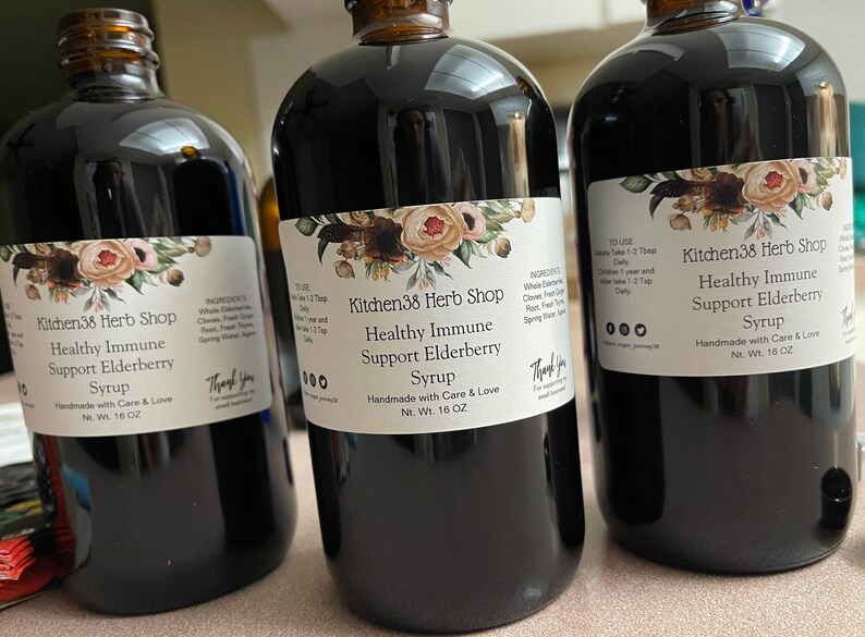Alkaline Elderberry Syrup - Etsy