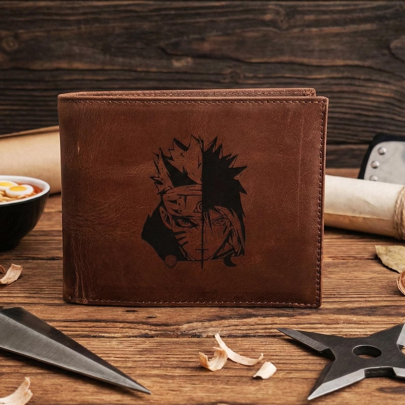 Luffy Anime Leather Wallet - Etsy Canada