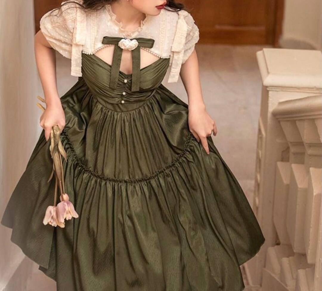 Vintage Renaissance Cottagecore Fairycore Aline Evening Prom - Etsy