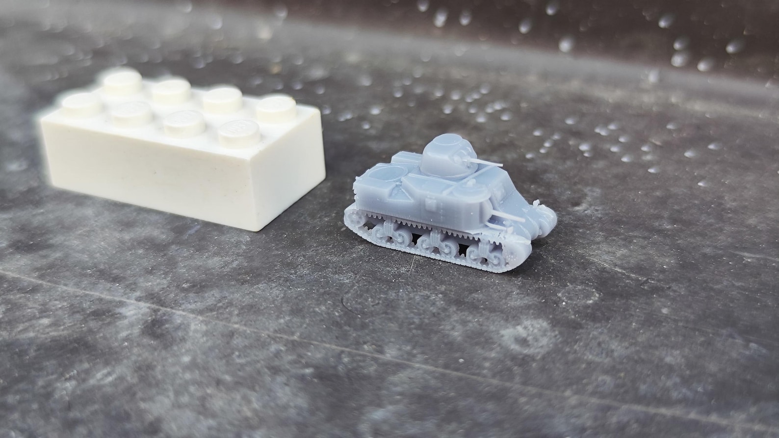 Detailed Mini US WW2 Tanks 1:250 Scale - Etsy