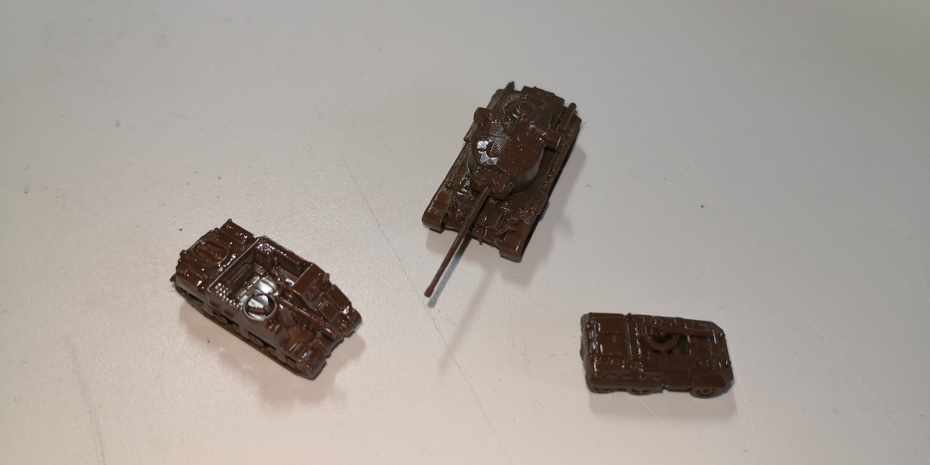 Detailed Mini US WW2 Tanks 1:250 Scale - Etsy