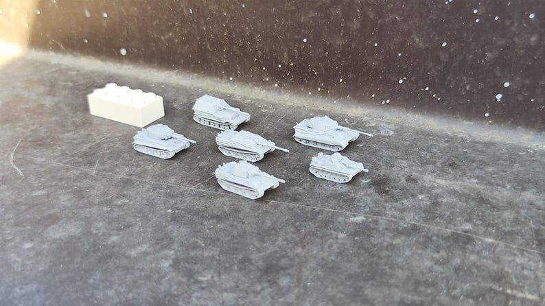 Detailed Mini German WW2 Tanks 1:285 Scale - Basic Pack - Etsy