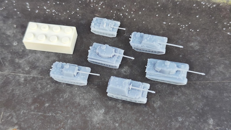 Detailed Mini German WW2 Tanks 1:285 Scale - Basic Pack - Etsy