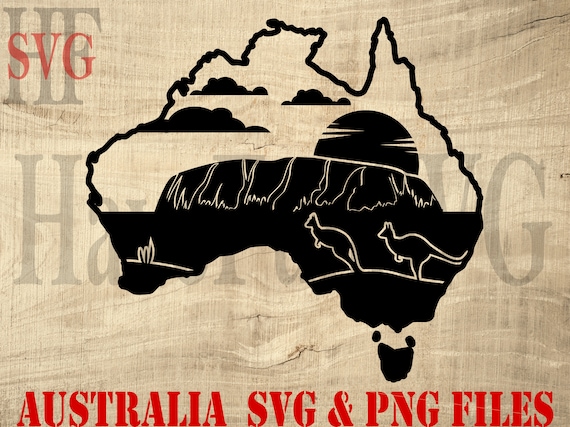 Australia SVG PNG Vector Digital Download Files Shirt Design - Etsy ...