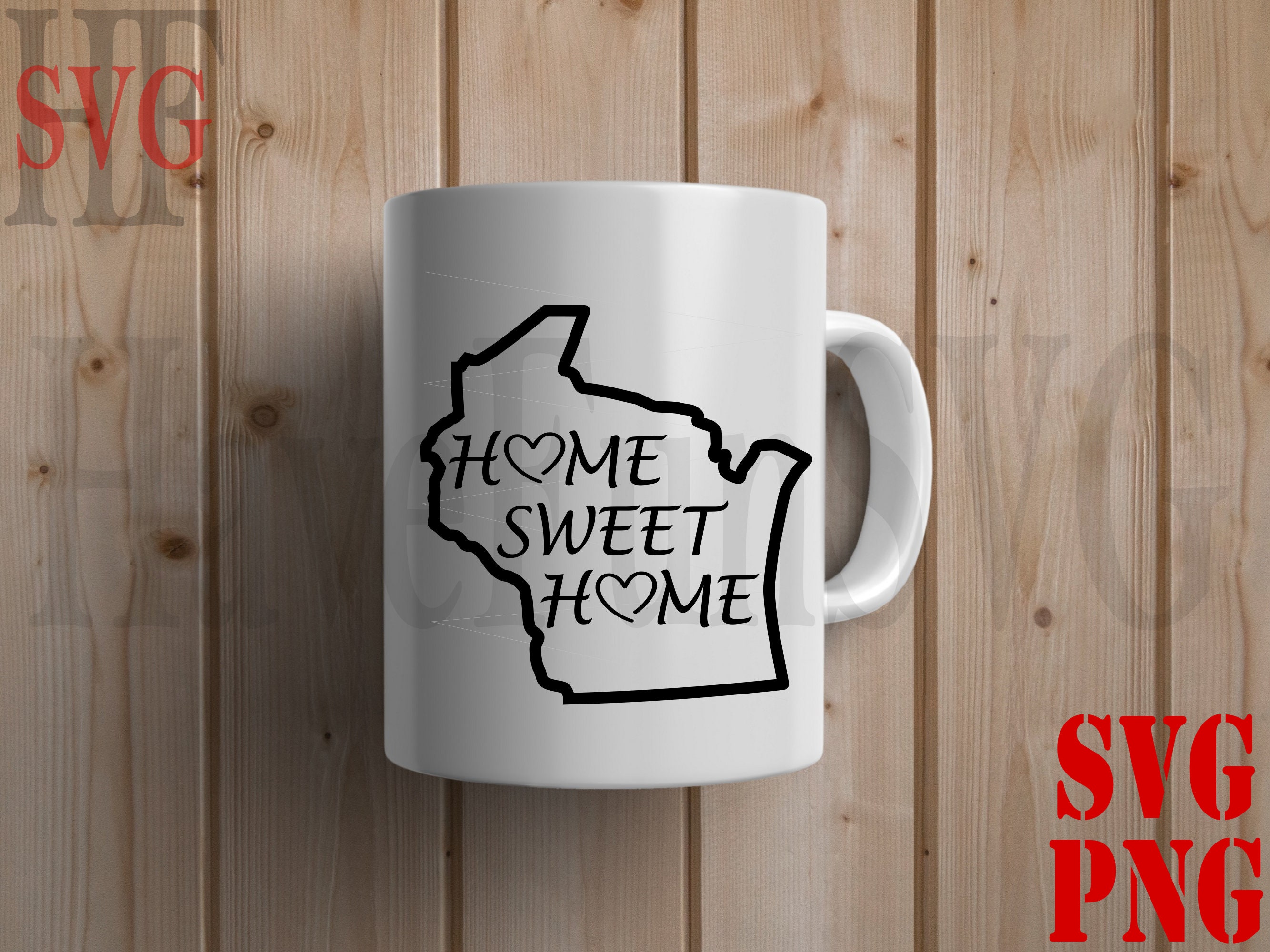 Wisconsin State Shirt Design SVG PNG Vector Print Digital Download ...