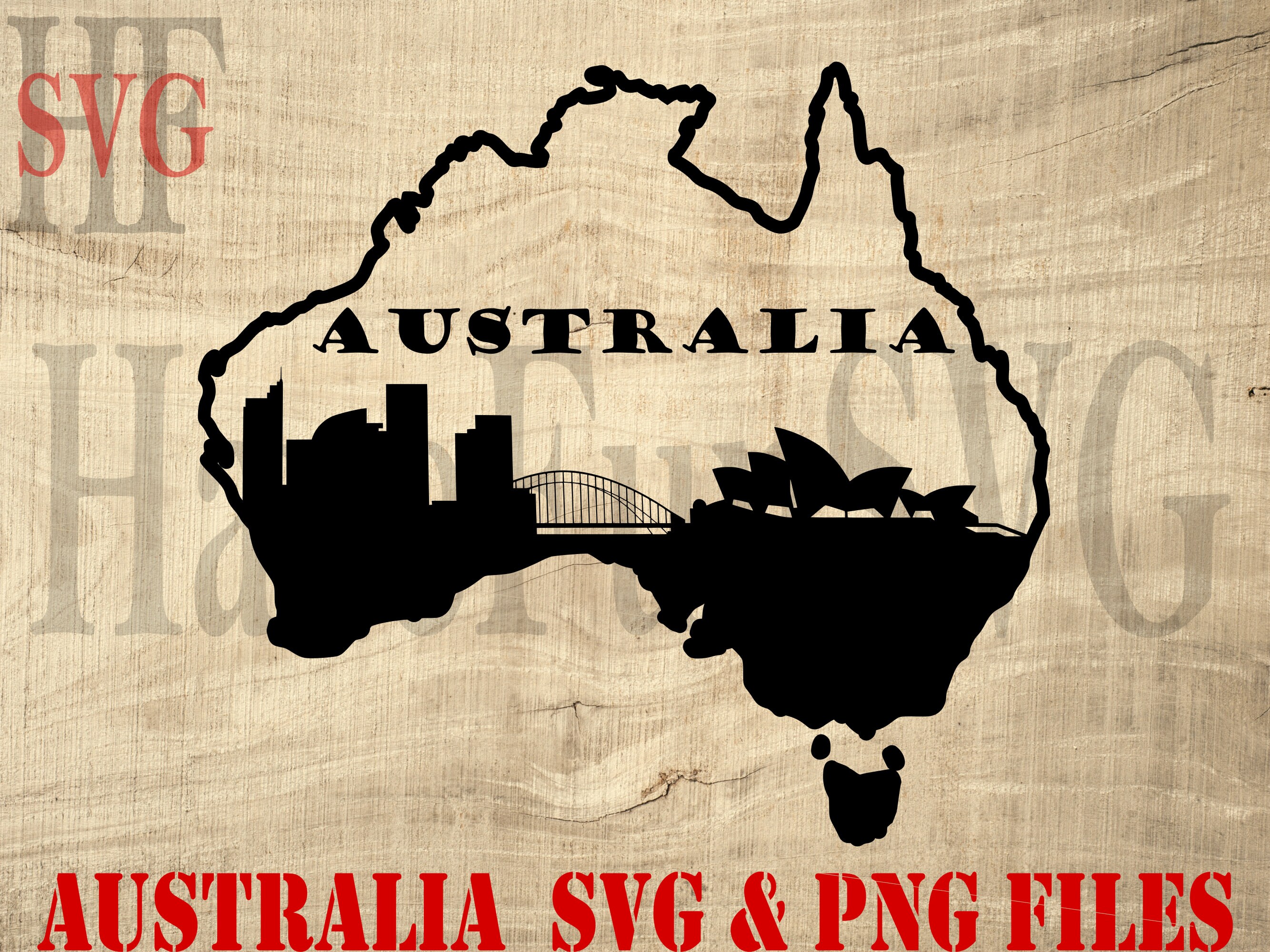 Australia SVG PNG Vector Digital Download Files Shirt Design - Etsy