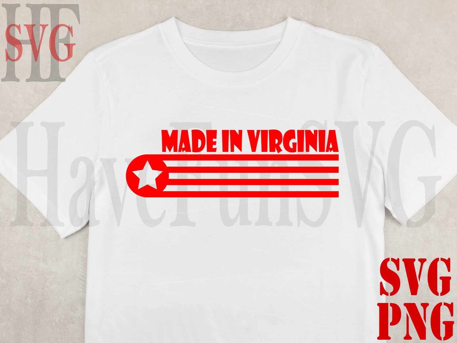 Virginia State SVG PNG Vector Digital Download Files Bundle Home Love ...